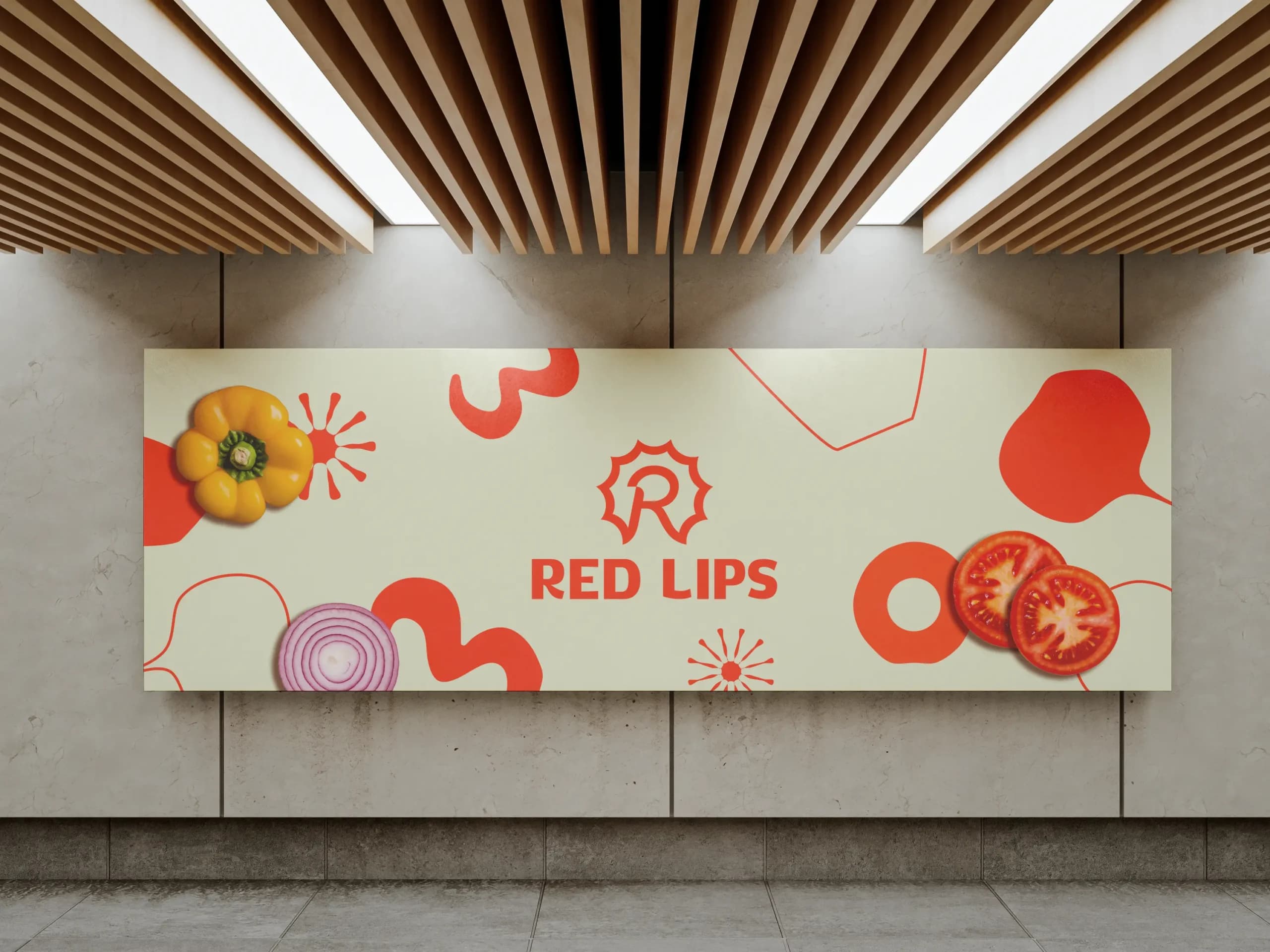 RED LIPS | Branding & Communication Design for F&B Business