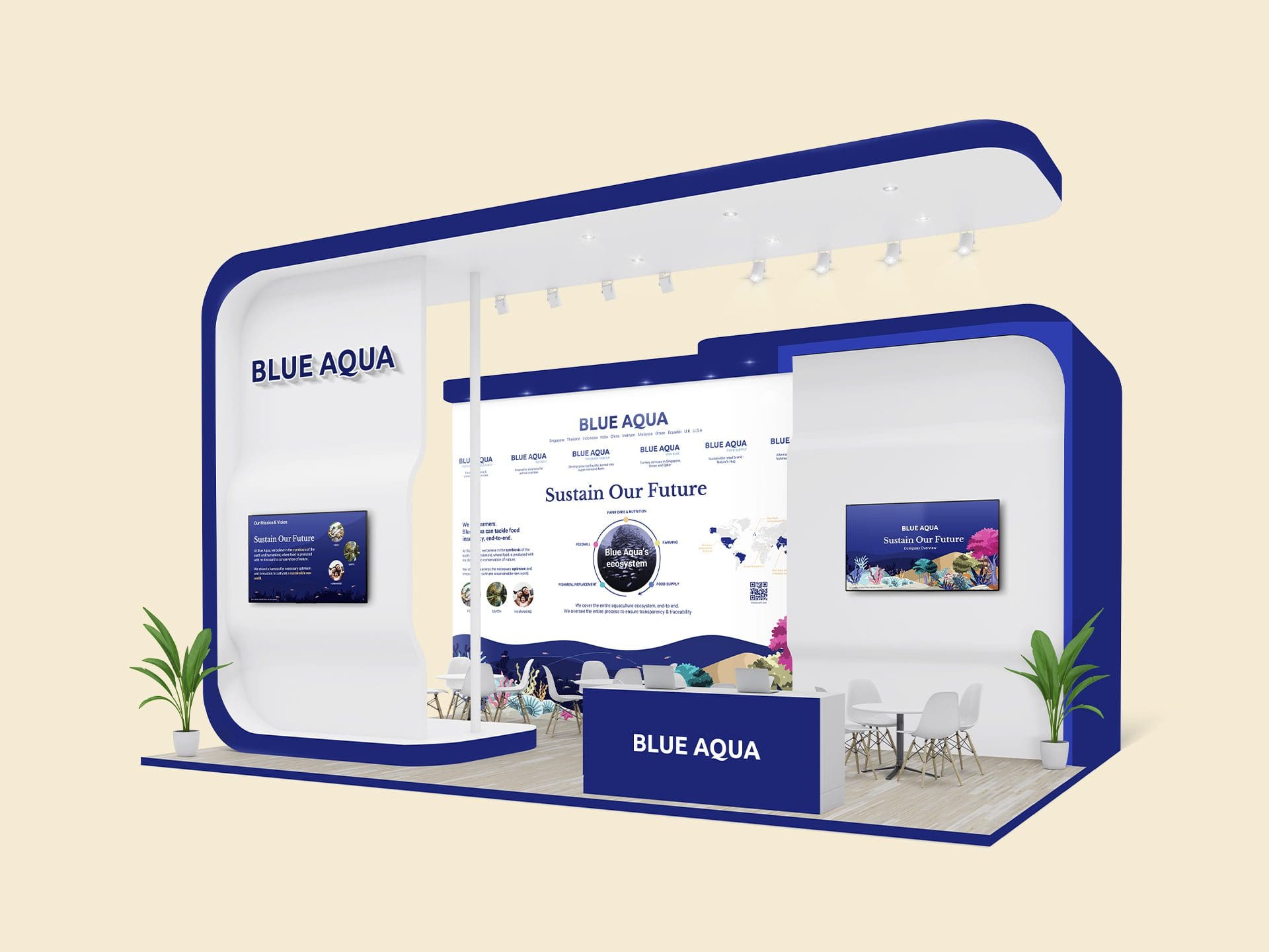 BLUE AQUA | Aquaculture Company Branding and Design
