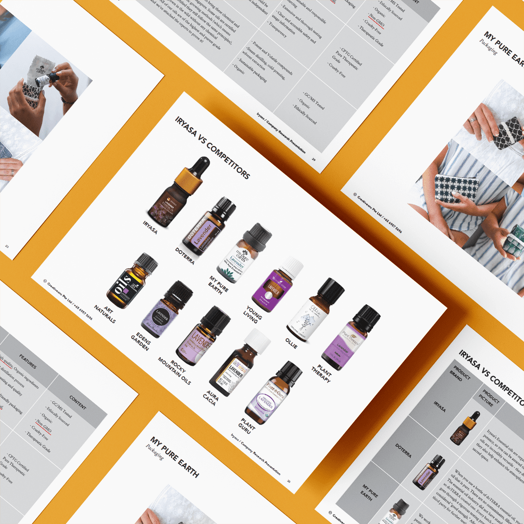 IRYASA | Packaging Design for Singapore Essential Oil Brand