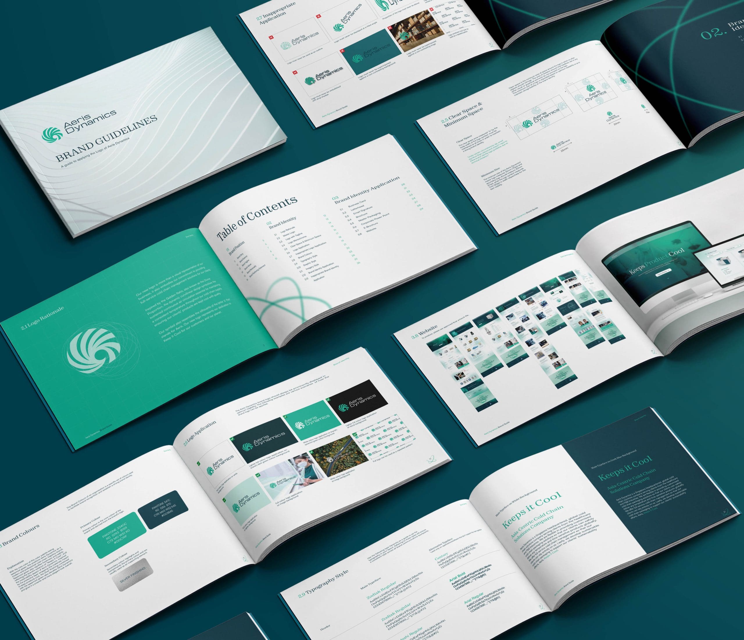 AERIS DYNAMICS | Cold Chain Logistics Branding & Design